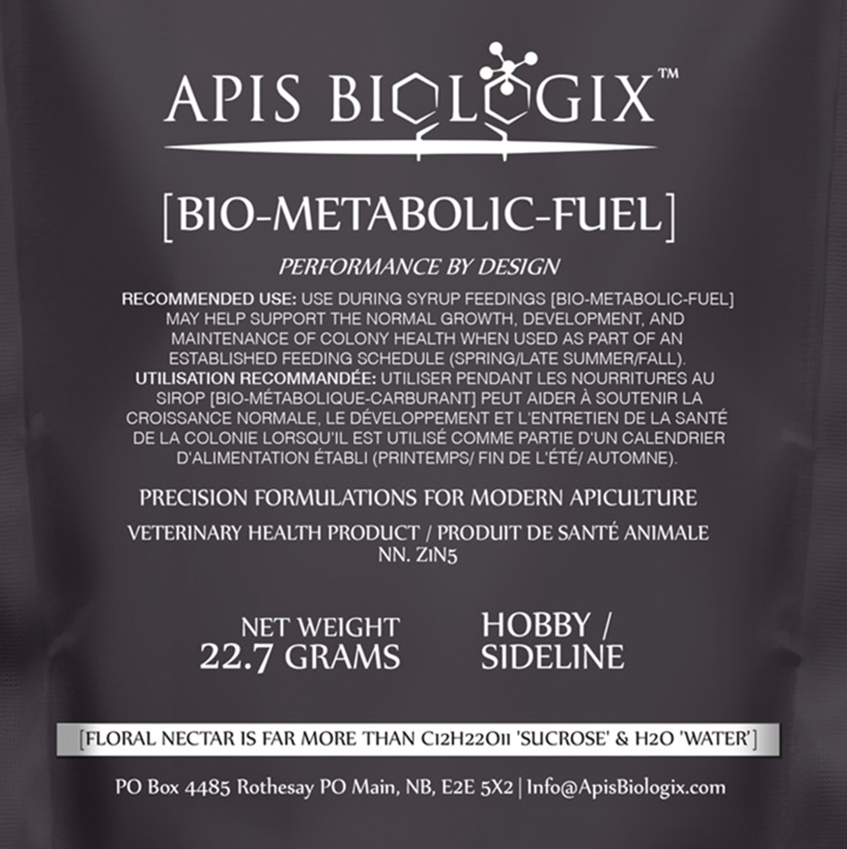 Apis Biologix | Bio-Metabolic Fuel | Dancing Bee Equipment — Dancing ...