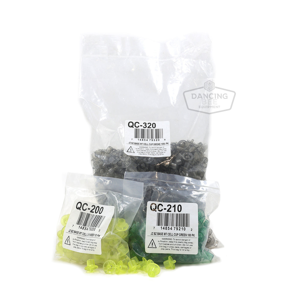 JZs BZs Plastic Queen Cell Cups | Dancing Bee Equipment Manitoba
