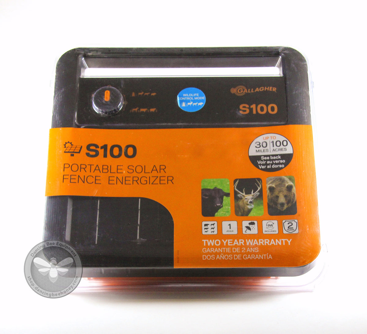 S100 Portable Solar Fence Energizer | Gallagher | Dancing Bee Equipment ...